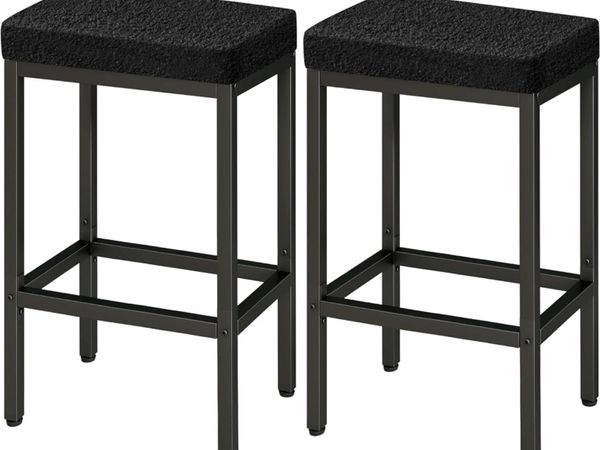 66 cm Bar Stools Set of 4 Black Breakfast Barstoo for sale in Co ...