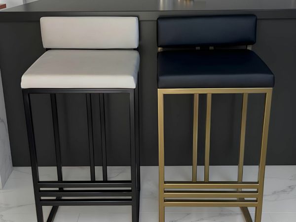 Metal Bar Stool with Plush Padded Cushion for sale in Co. Dublin for € ...