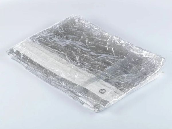 Glass Clear Tarpaulin 2m x 3.6m (7' - 12') 310 gsm for sale in Co ...