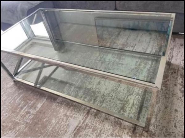 Steel Frame Coffee Table for sale in Co. Galway for €400 on DoneDeal