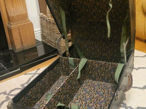 Early 1900s German Steamer Trunk – Original Inside for sale in Co ...