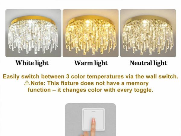 Crystal Chandeliers for Dining Room Gold Round for sale in Co. Dublin ...