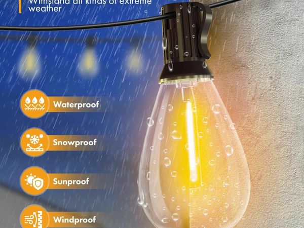 45M/150FT Outdoor Lights Mains Powered with for sale in Co. Dublin for ...