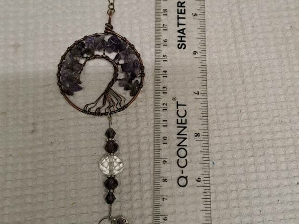 Amethyst Tree of Life Crystal Hanging / Suncatcher for sale in Co ...