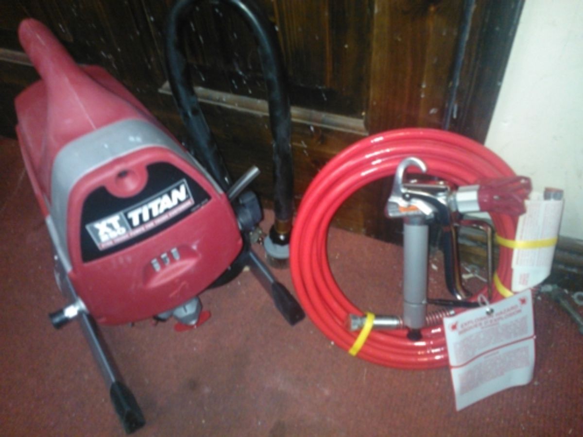Titan xt250 airless paint sprayer store