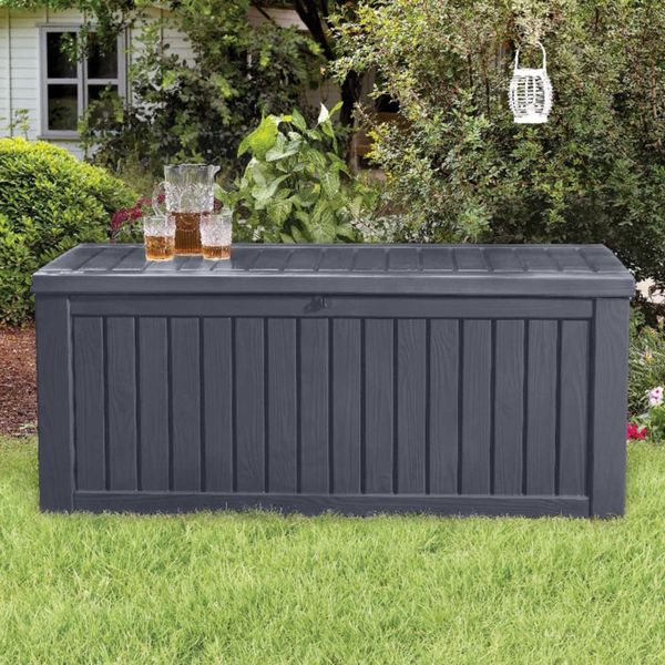 plastic storage boxes ireland 110 litre | 14 Garden Furniture & Decking ...