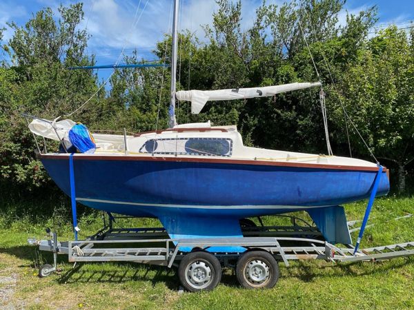 Leisure 17 & trailer 17ft sailboat, cruiser boat for sale in Clare for ...