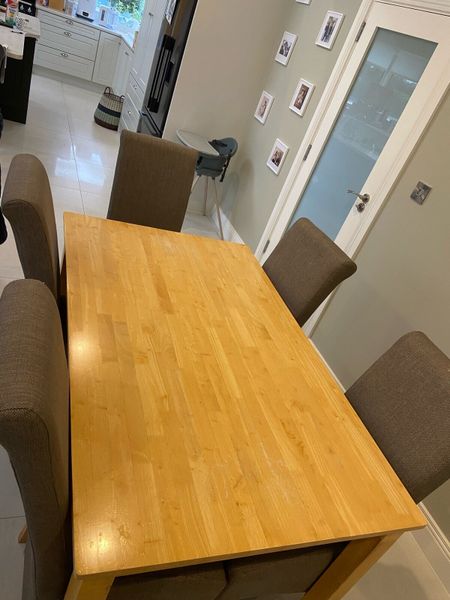 rustic oak kitchen table | 130 All Sections Ads For Sale in Ireland ...