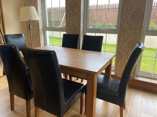 round oak table and chairs | 2,145 All Sections Ads For Sale in Ireland ...