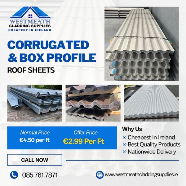 box profile cladding | 120 All Sections Ads For Sale in Ireland | DoneDeal