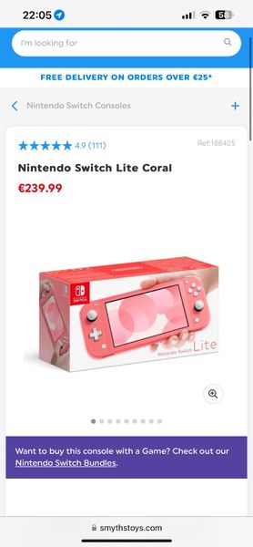 coral nintendo lite | 1 All Sections Ad For Sale in Ireland | DoneDeal