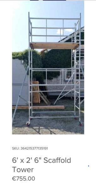 scaffold tower | 1 Furniture & Interiors Ad For Sale in Ireland | DoneDeal