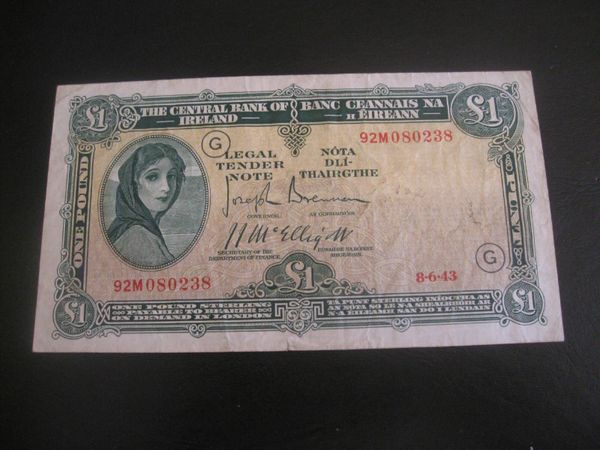 lady lavery 1 pound note | 46 All Sections Ads For Sale in Ireland ...