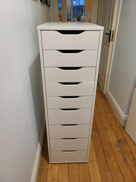 ikea alex white 9 drawers | 56 All Sections Ads For Sale in Ireland ...