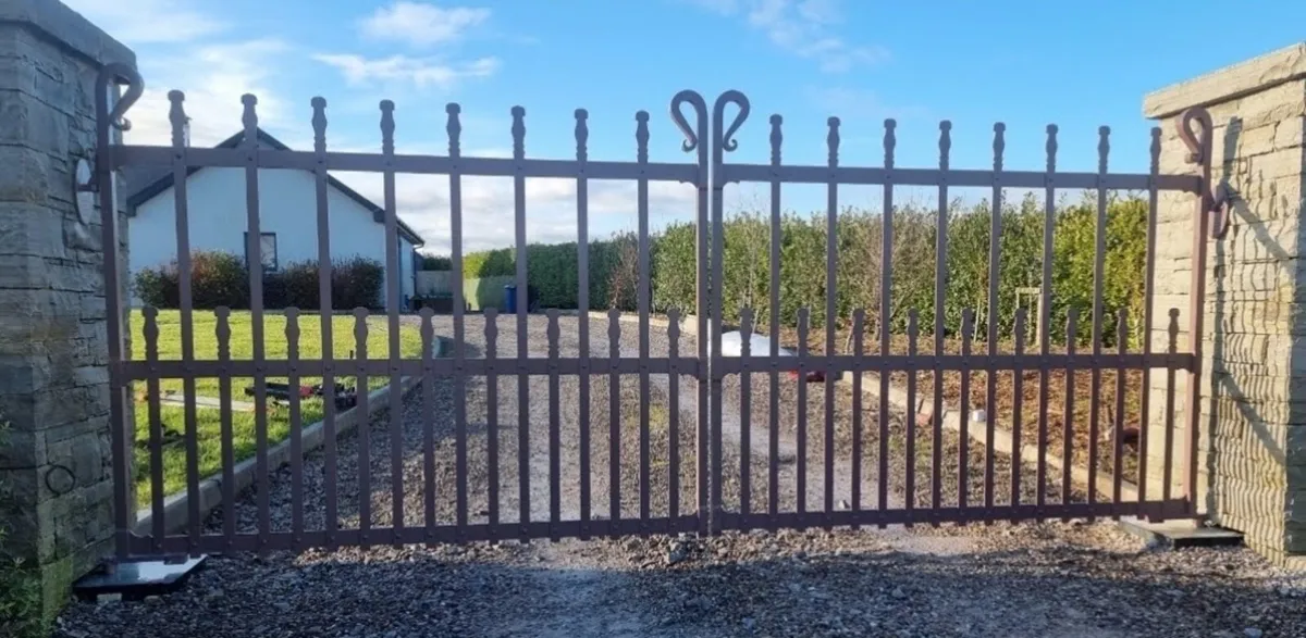 Wrought Iron Riveted Iron Entrance Gates for sale in Co. Louth for €1 ...