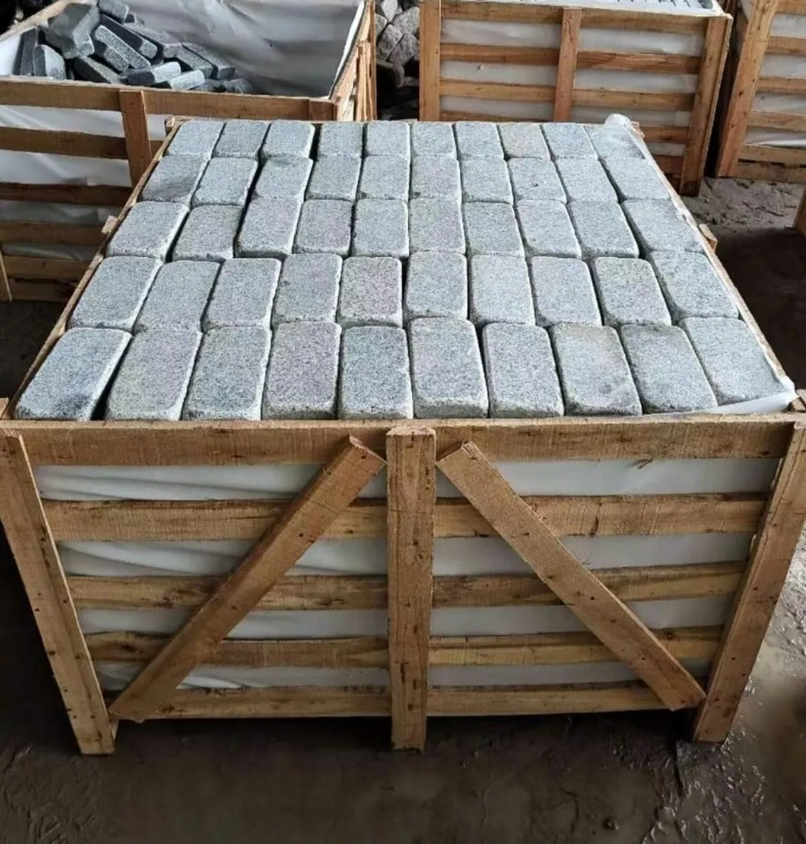 Tumbled granite cobble silver for sale in Co. Dublin for €65 on DoneDeal