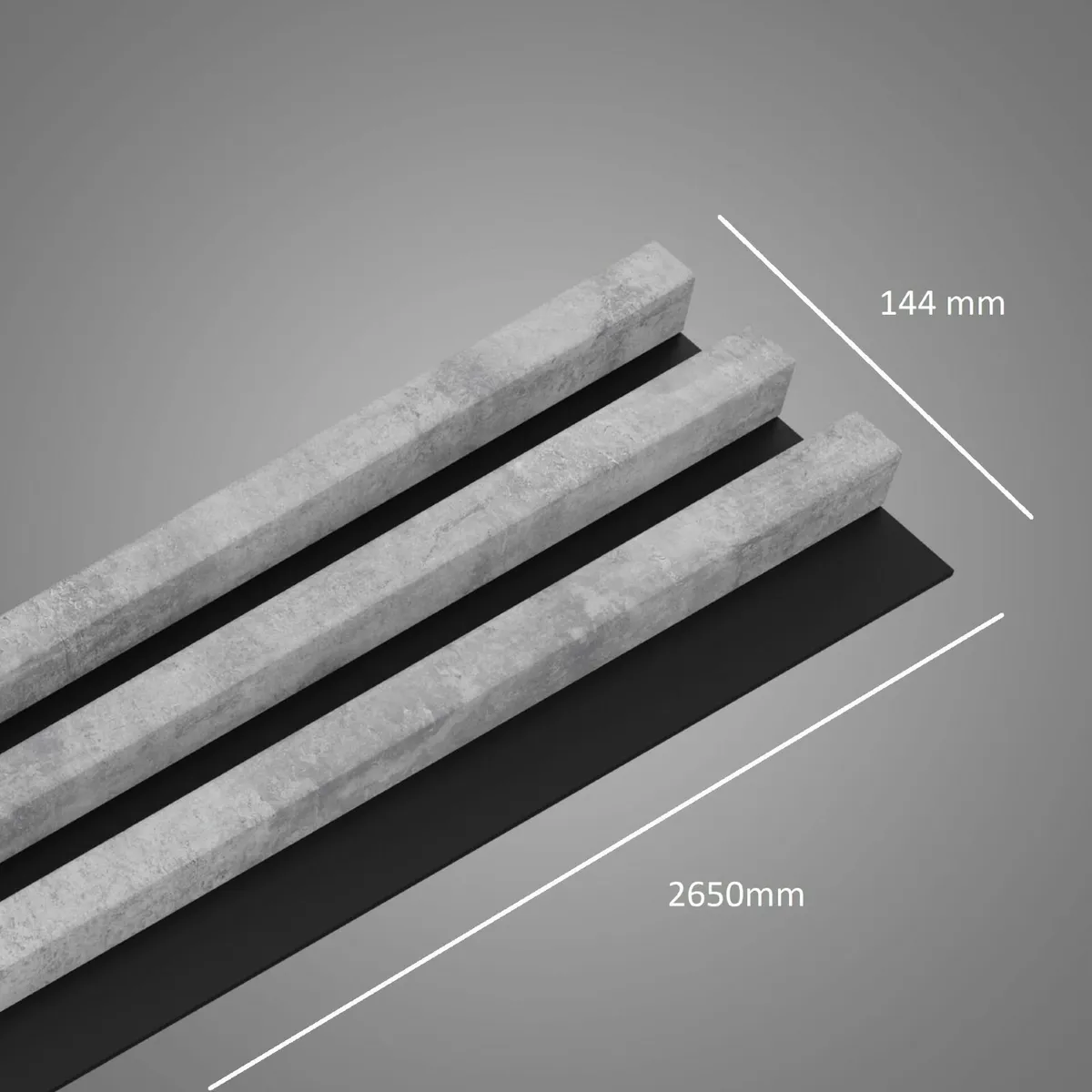 Lamella On MDF Board – Slim Concrete (1 Panel) for sale in Co. Cork for ...