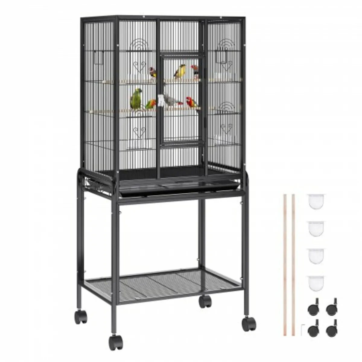 54 inch Standing Large Bird Cage Carbon Steel Flig for sale in Co. Dublin for 250 on DoneDeal