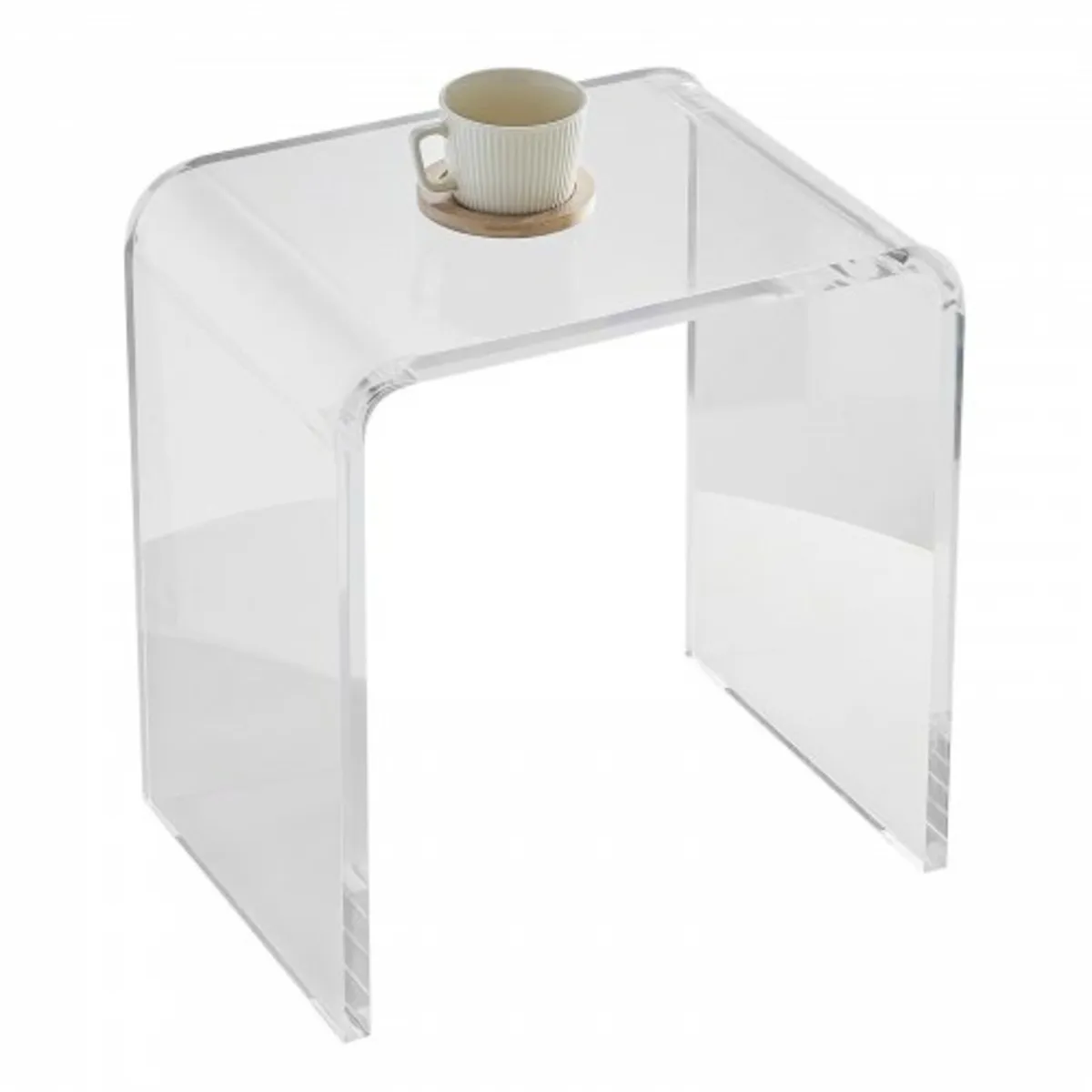 End Table C Shaped Lucite Side Table Clear Acryl for sale in Co. Dublin for 250 on DoneDeal