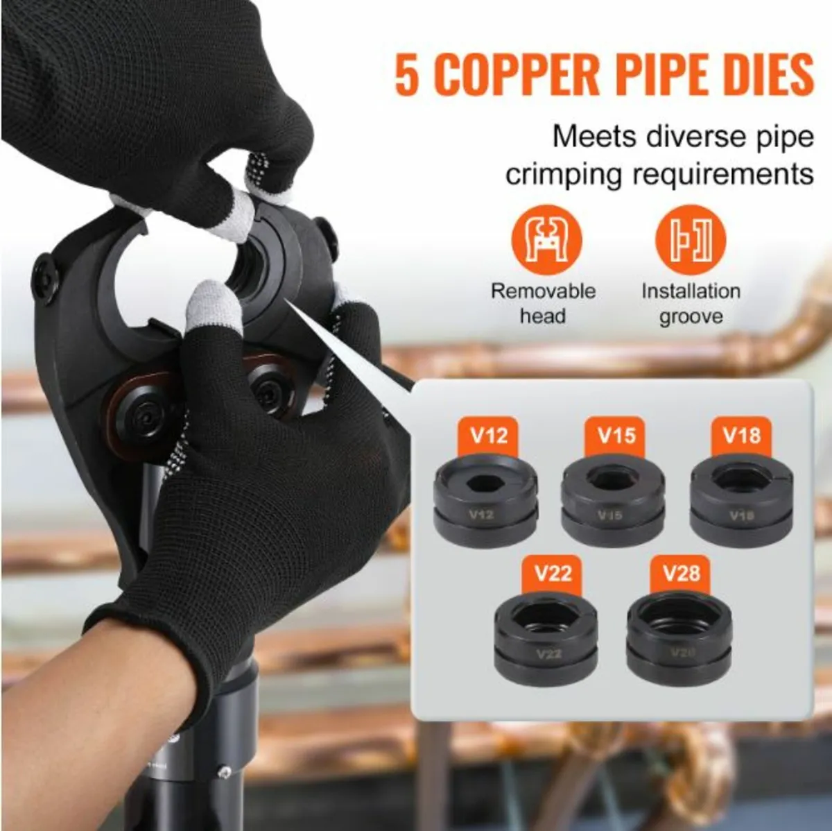 Hydraulic Pipe, Copper Tube Fittings Crimping Tool for sale in Co ...
