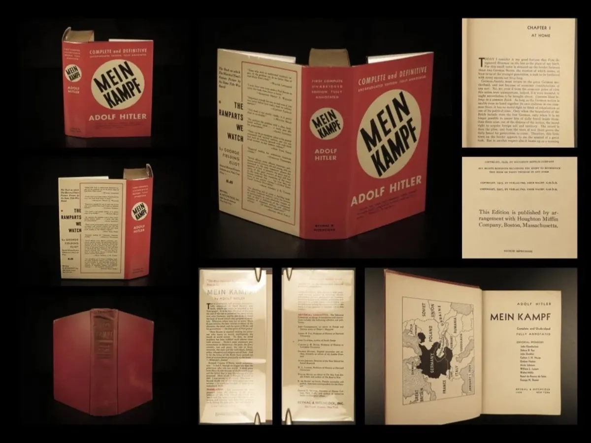 1939 Mein Kampf 1ed Adolf Hitler World War II for sale in Co. Dublin ...