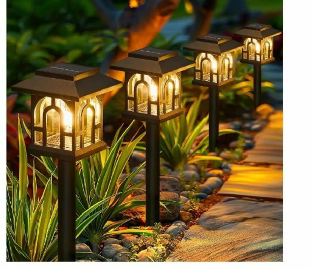 Pack of 8 Solar Lights for Outdoor for sale in Co. Dublin for 80 on DoneDeal