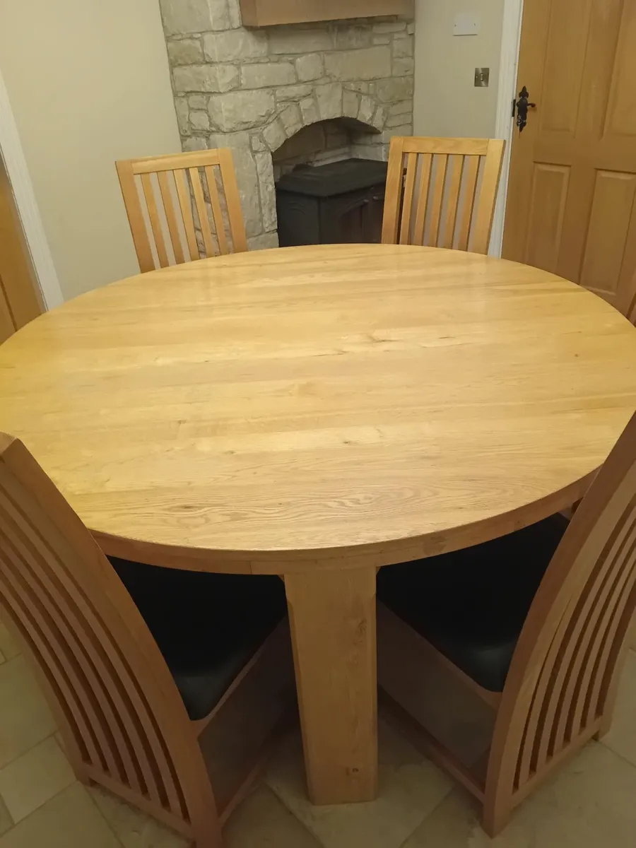 Dining table and chairs for sale in Co. Limerick for €480 on DoneDeal