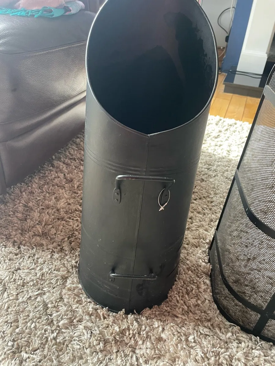 Fire guard and coal bucket for sale in Co. Cork for €30 on DoneDeal