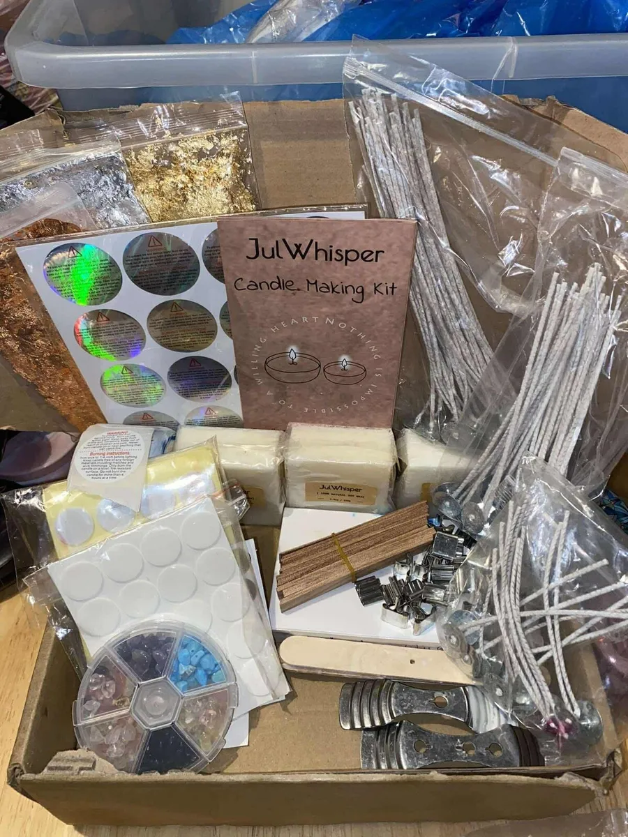 C-3 soy wax, candle moulds,labels stickers crystal for sale in Co ...