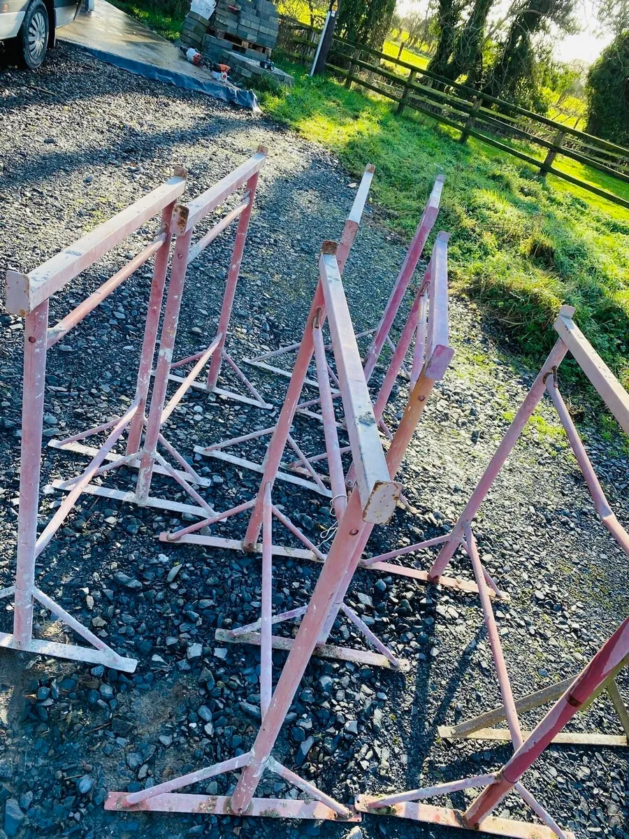 9 BUILDERS TRESTLES JOB LOT for sale in Co. Kildare for €300 on DoneDeal
