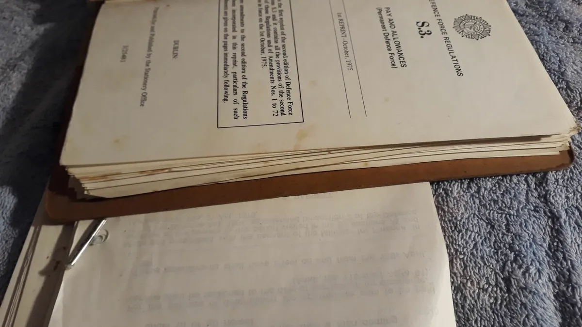 Vintage Irish Defence Forces Regulations for sale in Co. Cork for €35 ...