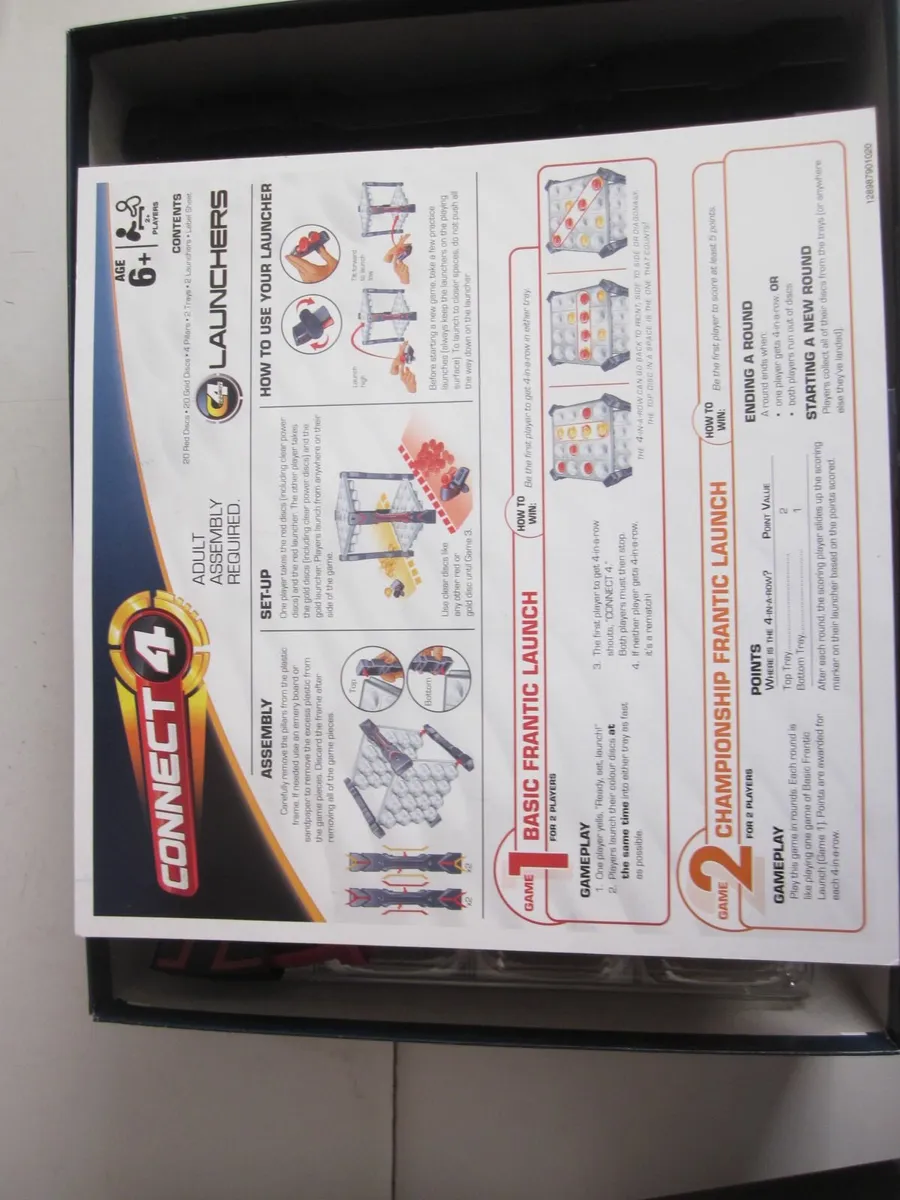 Connect 4 Launchers Board Game 2012 for sale in Co. Dublin for €18 on ...