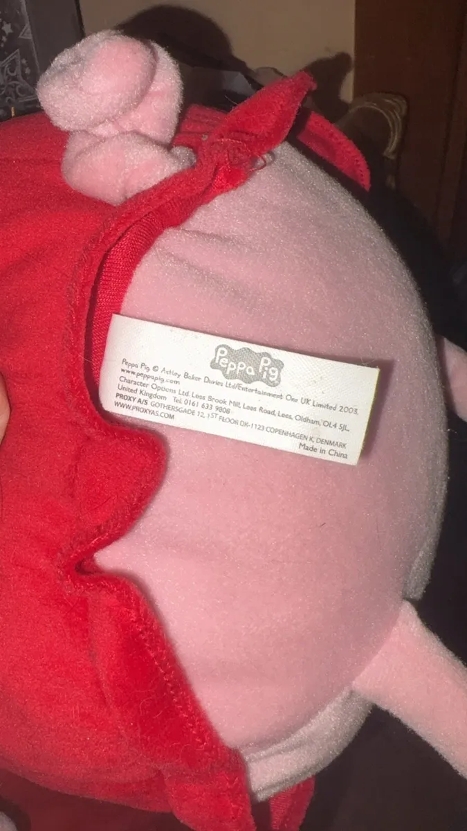 Large peppa pig teddy for sale in Co. Tipperary for €10 on DoneDeal