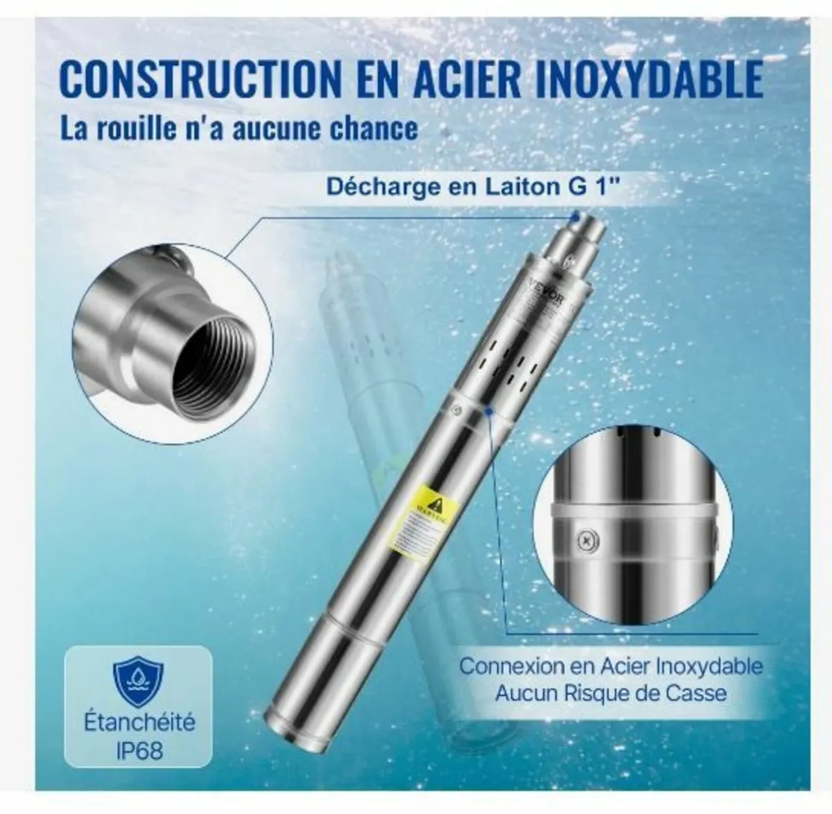 Deep Well Submersible Pump, 550W for sale in Co. Dublin for €115 on ...