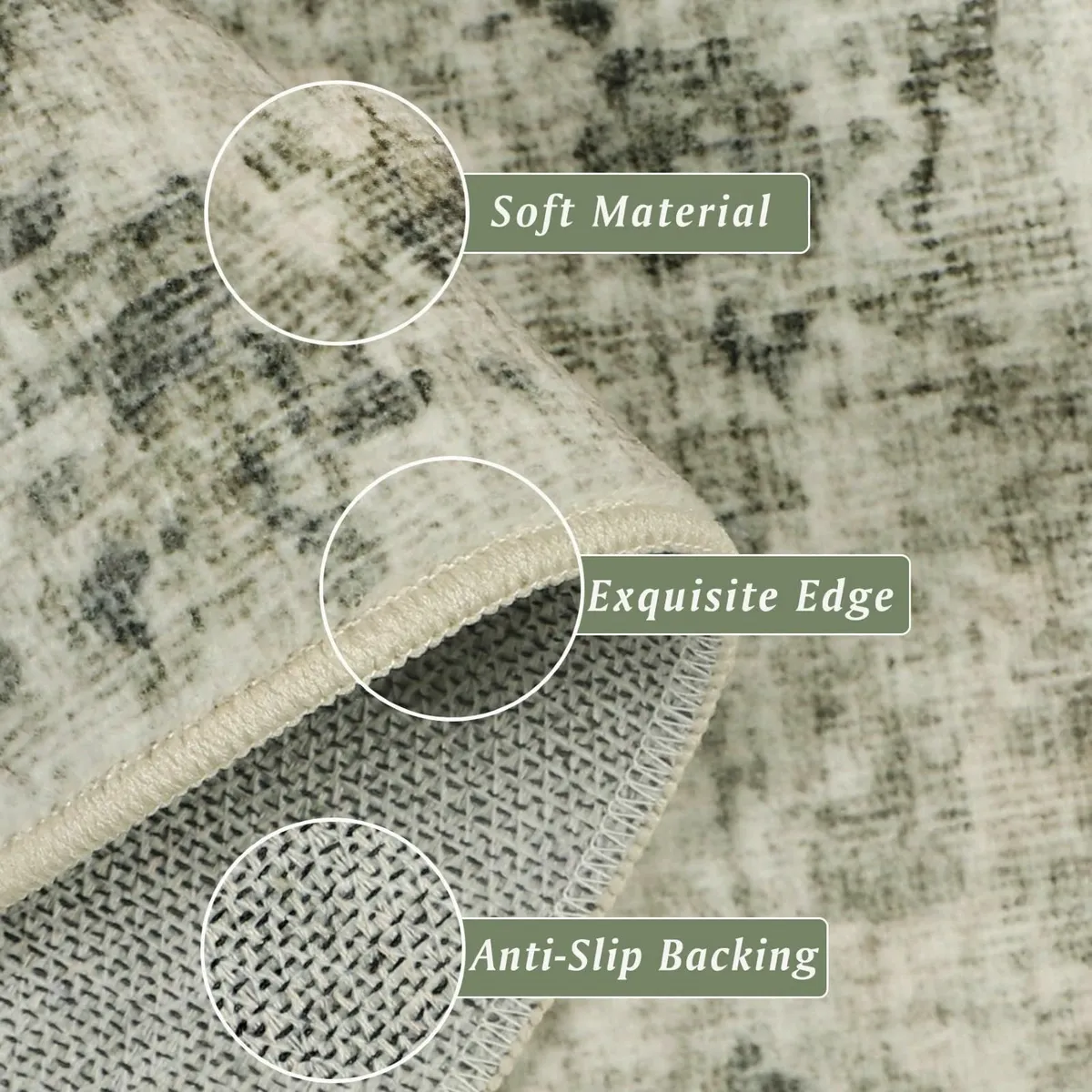 Living Room Rugs Extra Large Green 200x290cm for sale in Co. Dublin for ...