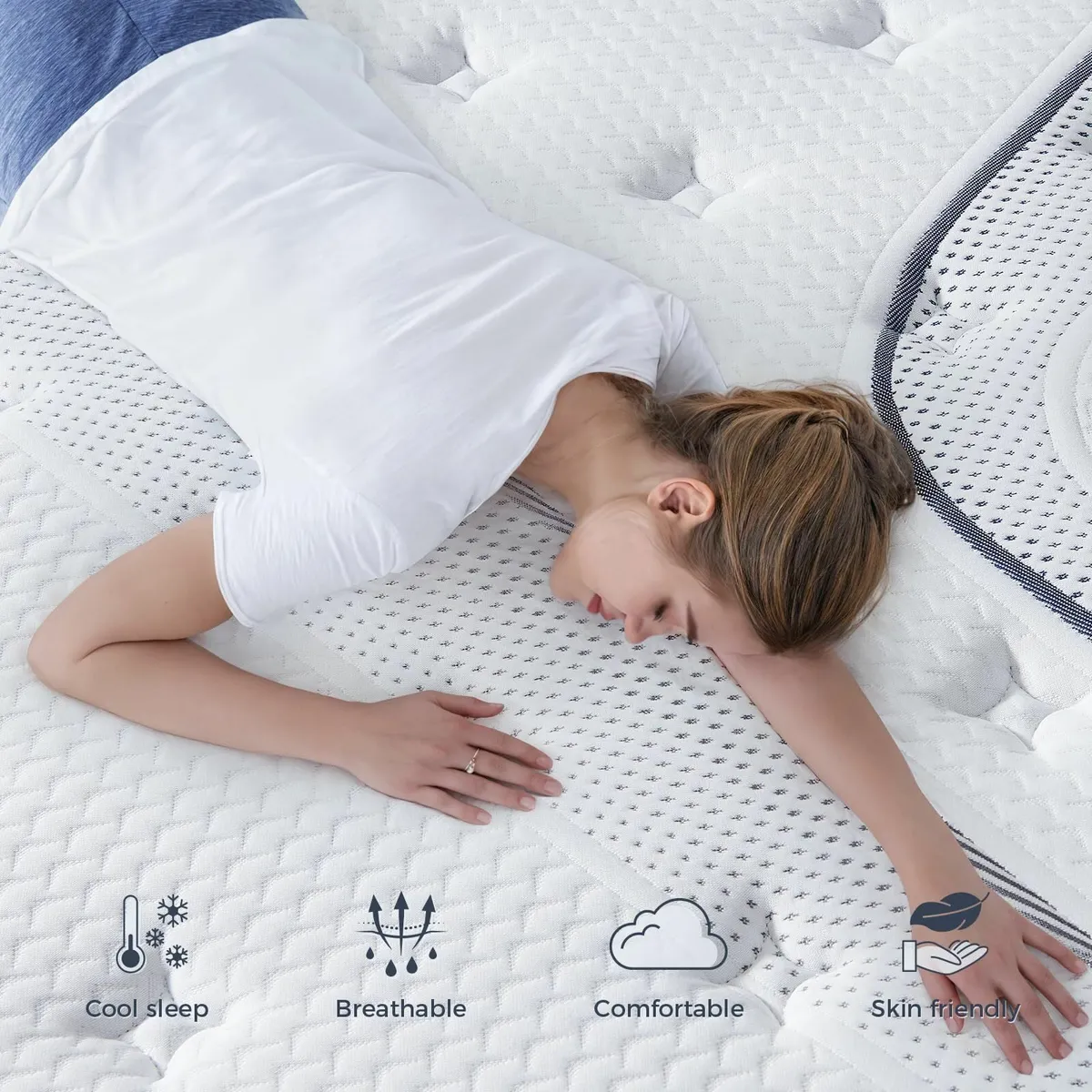 Double Mattress 10.3Inch Memory Foam with 7-Zone for sale in Co. Dublin ...