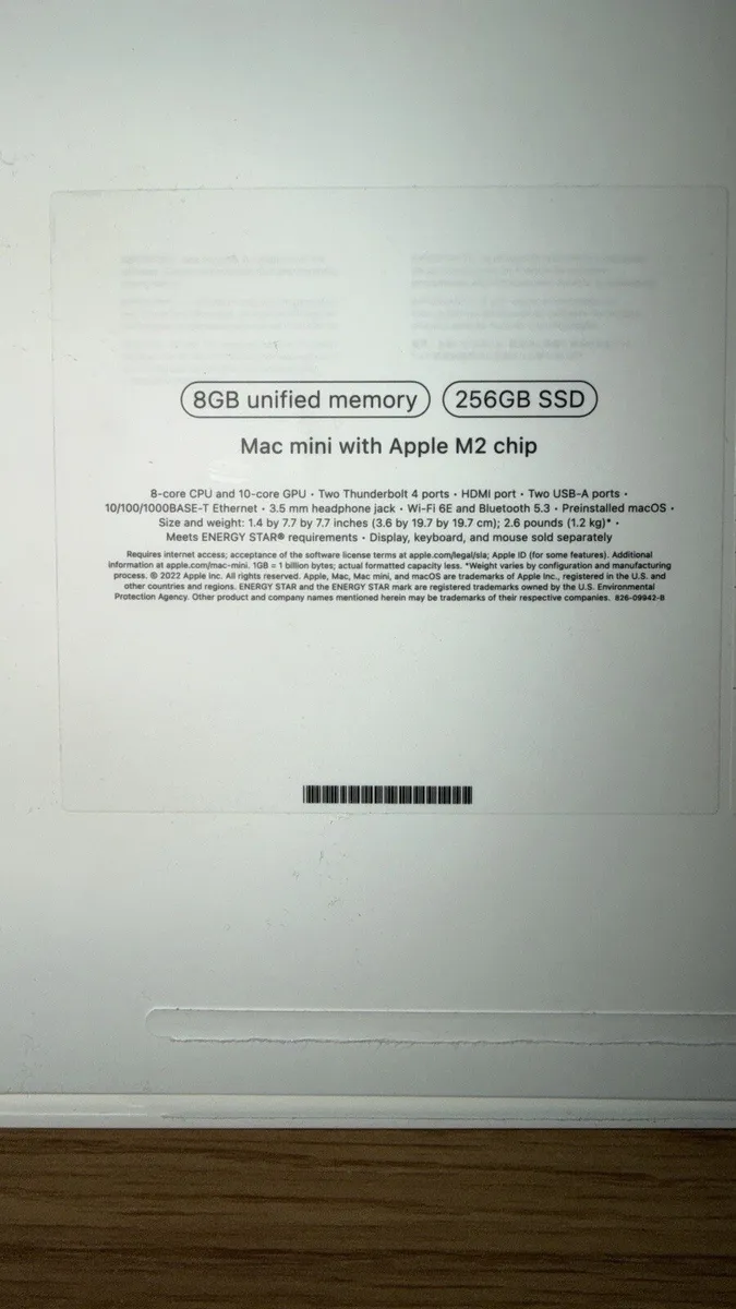 Apple Mac Mini M2 Chip, 2023 8gb Ram, 256gb Ssd for sale in Co ...