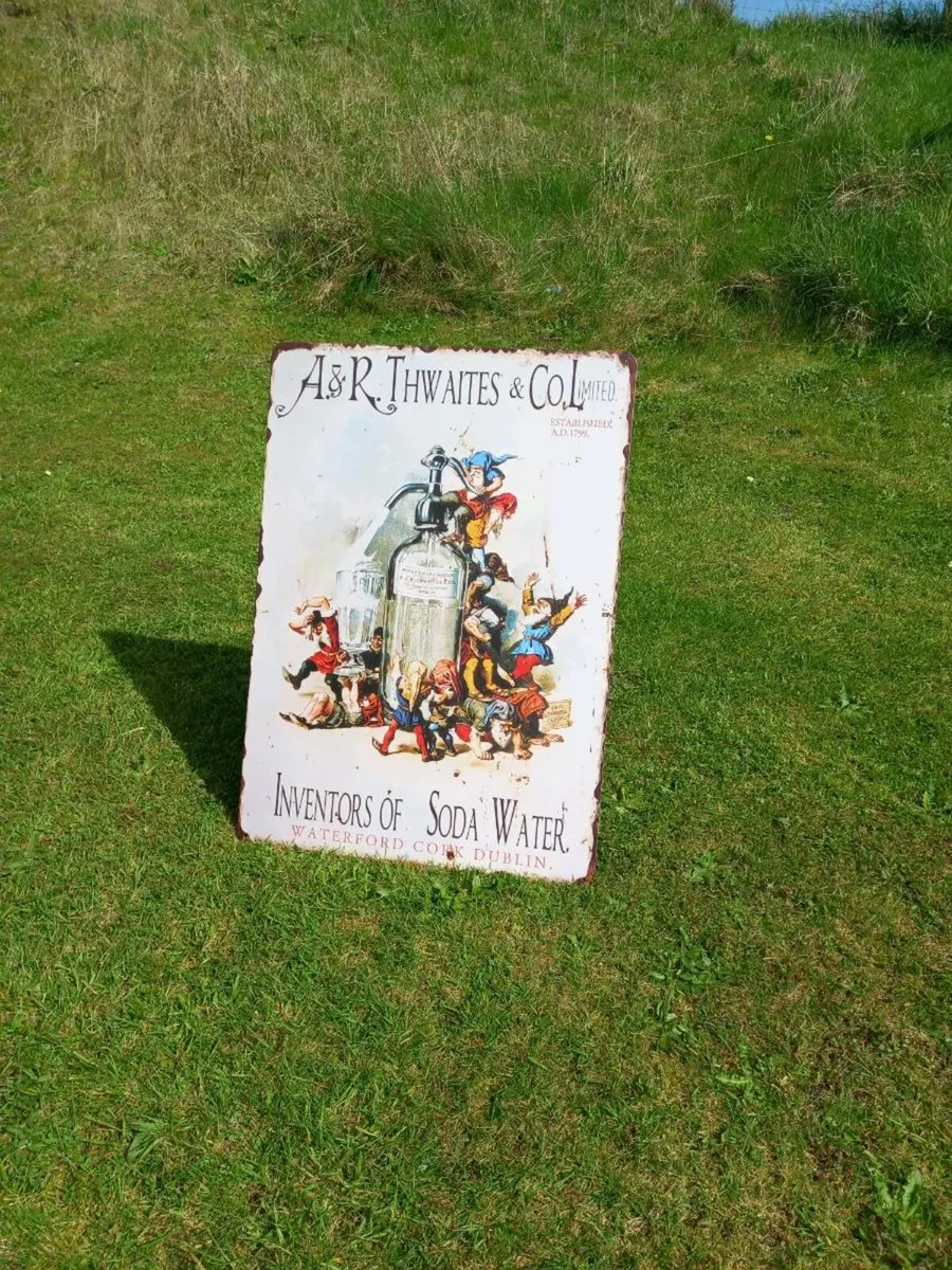 Thwaites Soda Water Large Tin Sign for sale in Co. Louth for €70 on ...
