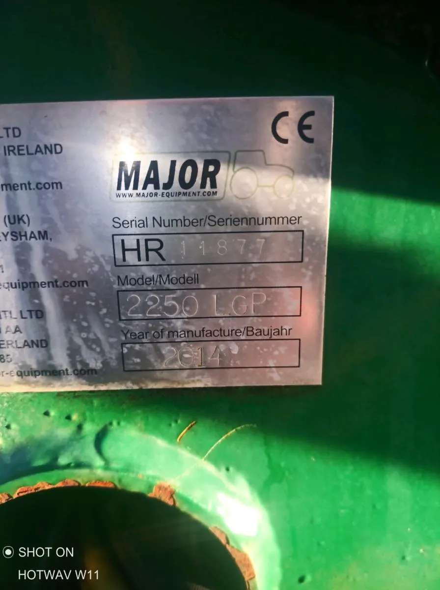 Major 2250 slurry tanker with dribble bar for sale in Co. Roscommon for ...