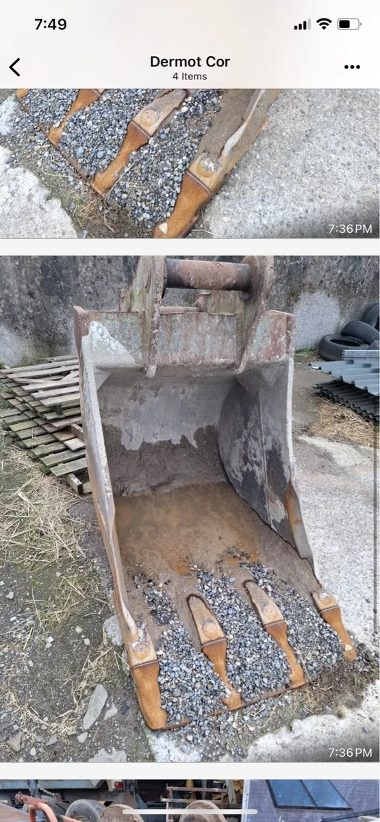 2 foot plus 3foot buckets for sale in Co. Kildare for €2 on DoneDeal