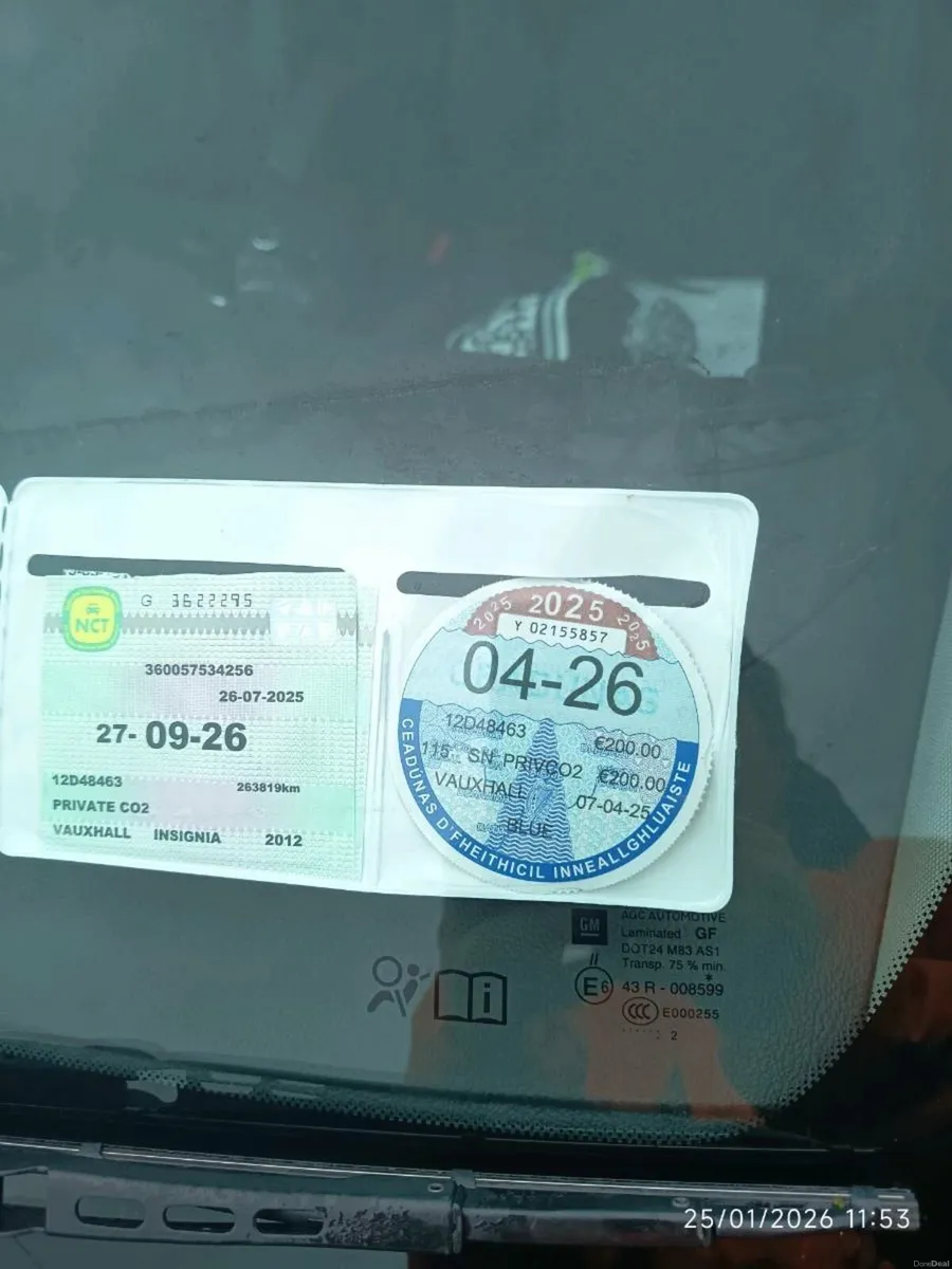 Vauxhall Insignia 2.0 Diesel – NCT & Tax for sale in Co. Laois for € ...