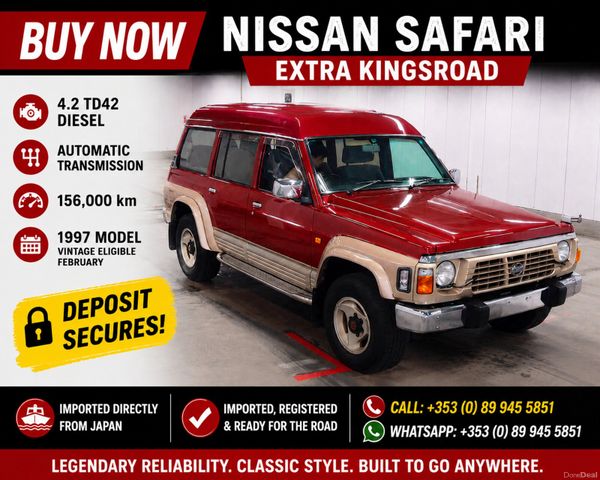 Diesel Nissan SAFARI Cars For Sale in Ireland | DoneDeal