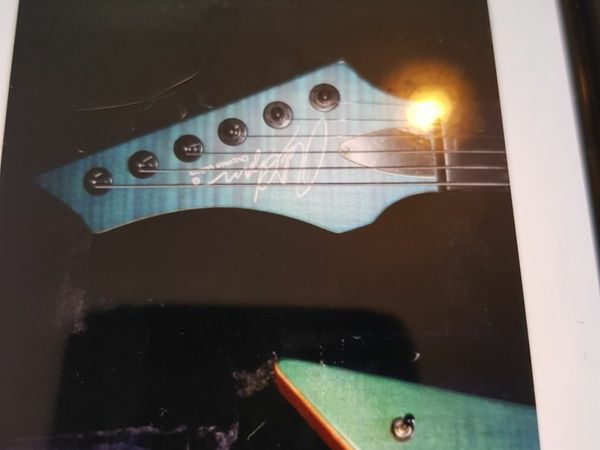 Chapman Guitars Ghost Fret Flame Blue Explorer. for sale in Cavan for € ...
