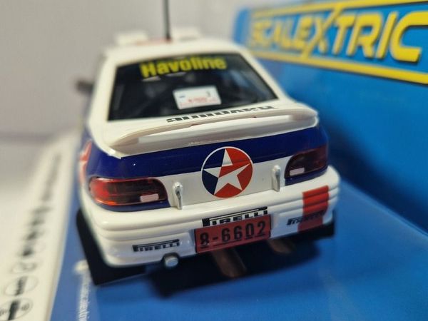 Scalextric Subaru Impreza WRX 1997 Rally Slot Car ( C4657 classic WRC ...