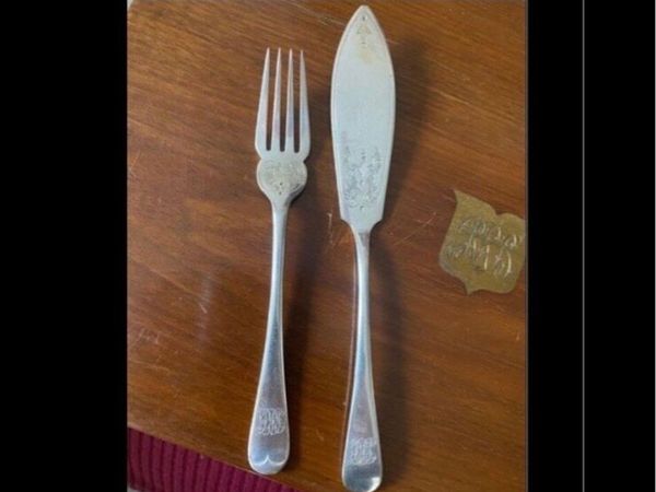 Antique 24 Piece Boxed Fish Set for sale in Co. Dublin for €240 on DoneDeal
