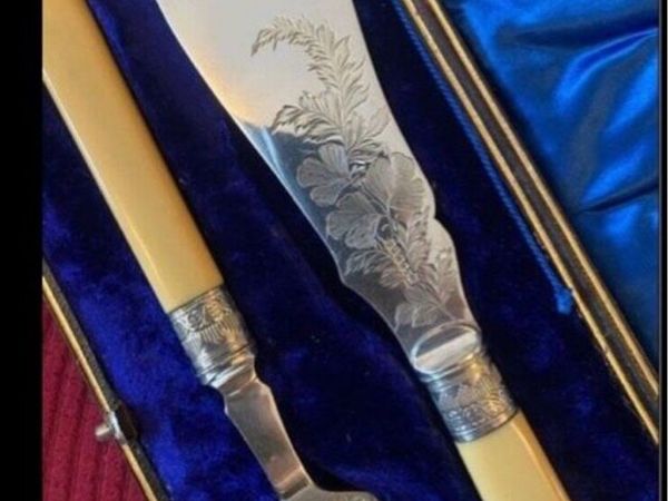 Antique Bone Handle Fish Server Set for sale in Co. Dublin for €120 on ...