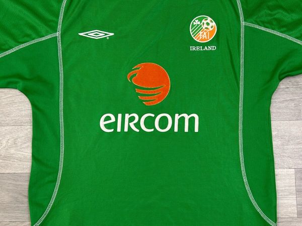 Genuine Vintage 2001 Ireland Long Sleeve Jersey M for sale in Co ...