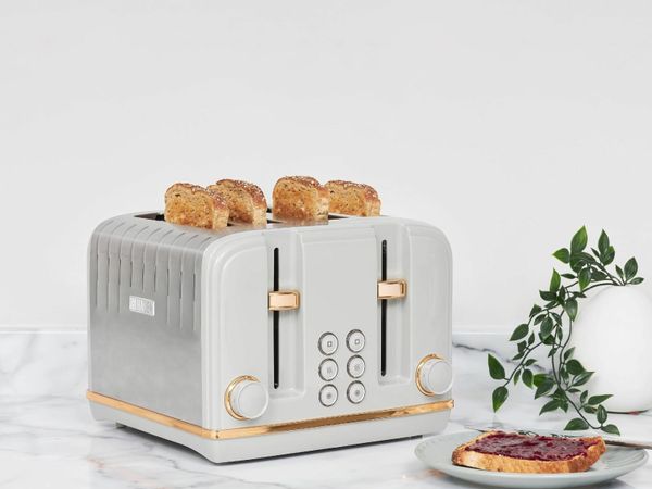 Salcombe Grey Copper Toaster 4 Slice - Adjustable for sale in Co ...