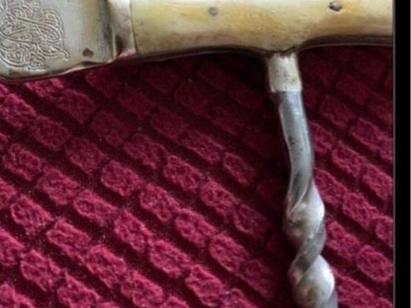 Antique Metal & Bone Corkscrew for sale in Co. Dublin for €42 on DoneDeal