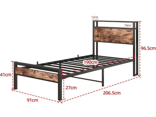 3ft Single Bed Frames Solid Metal Bed Frames with for sale in Co ...